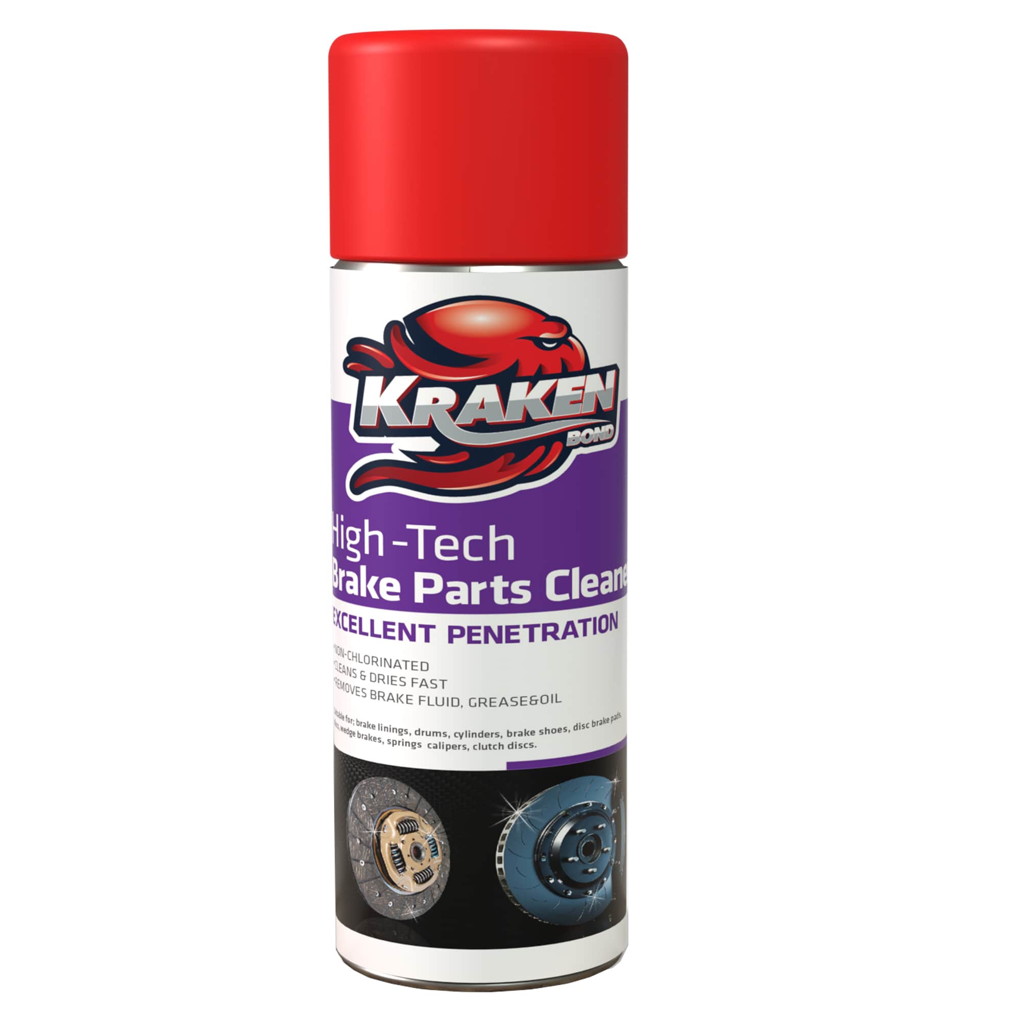 Brake Parts Cleaner Spray (12.3 OZ) | Krakenbond