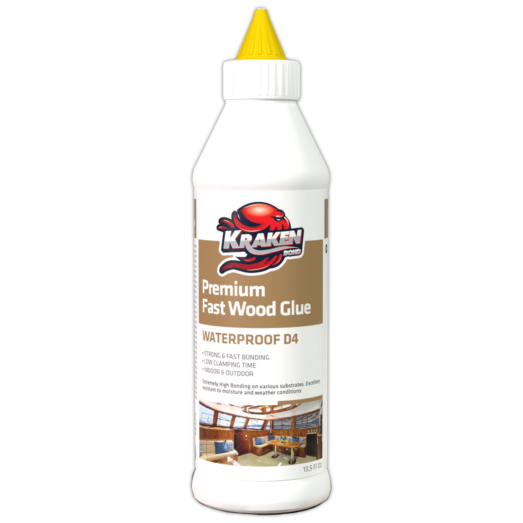 D4 Premium Fast Wood Glue | High-Strength Polyurethane Adhesive