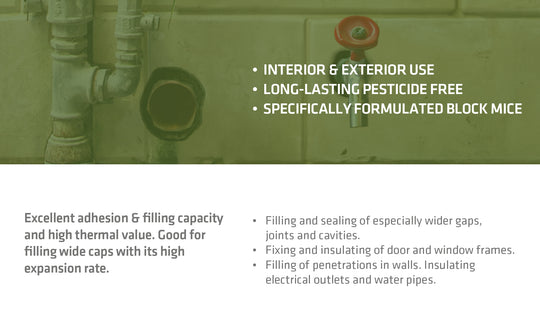 PestSafe Foam Sealant – Effective Rodent and Insect Barrier | Pest ...